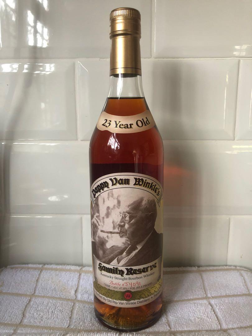 Pappy Van Winkle 23 Years Burbon Whisky, Food & Drinks, Beverages on ...