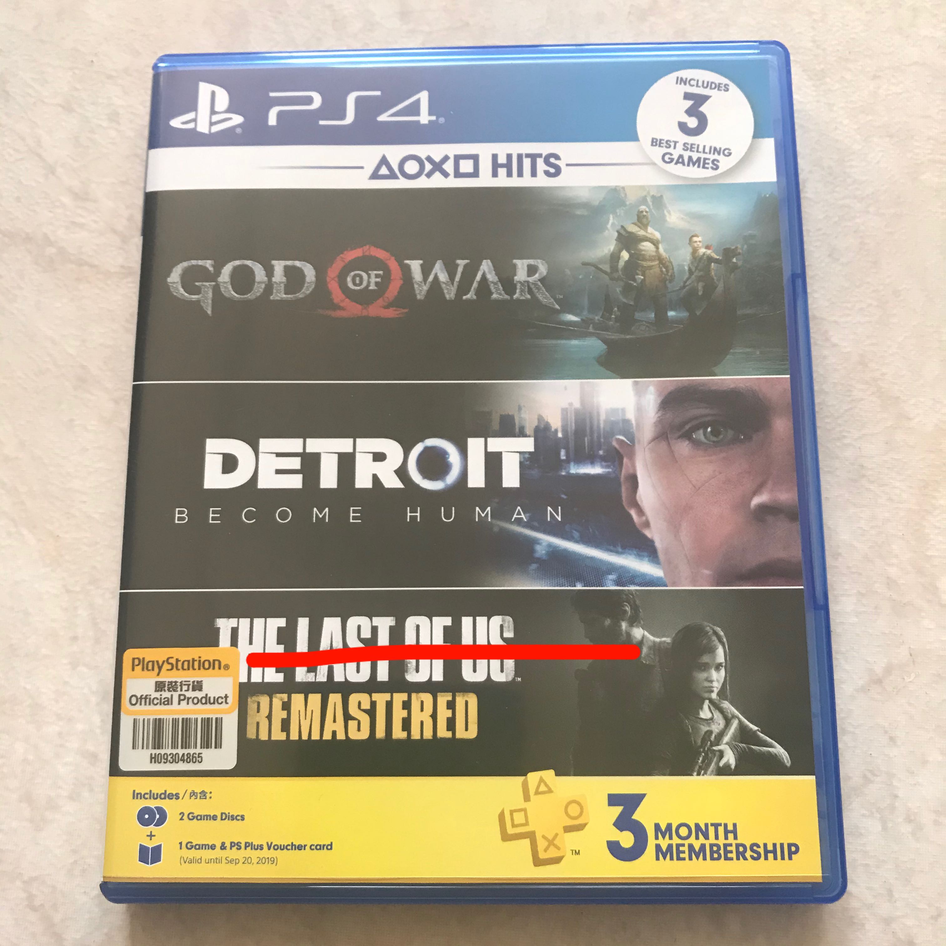 PS 4 GAMES - GOD OF WAR & DETROIT BECOME HUMAN, Video Gaming, Video ...