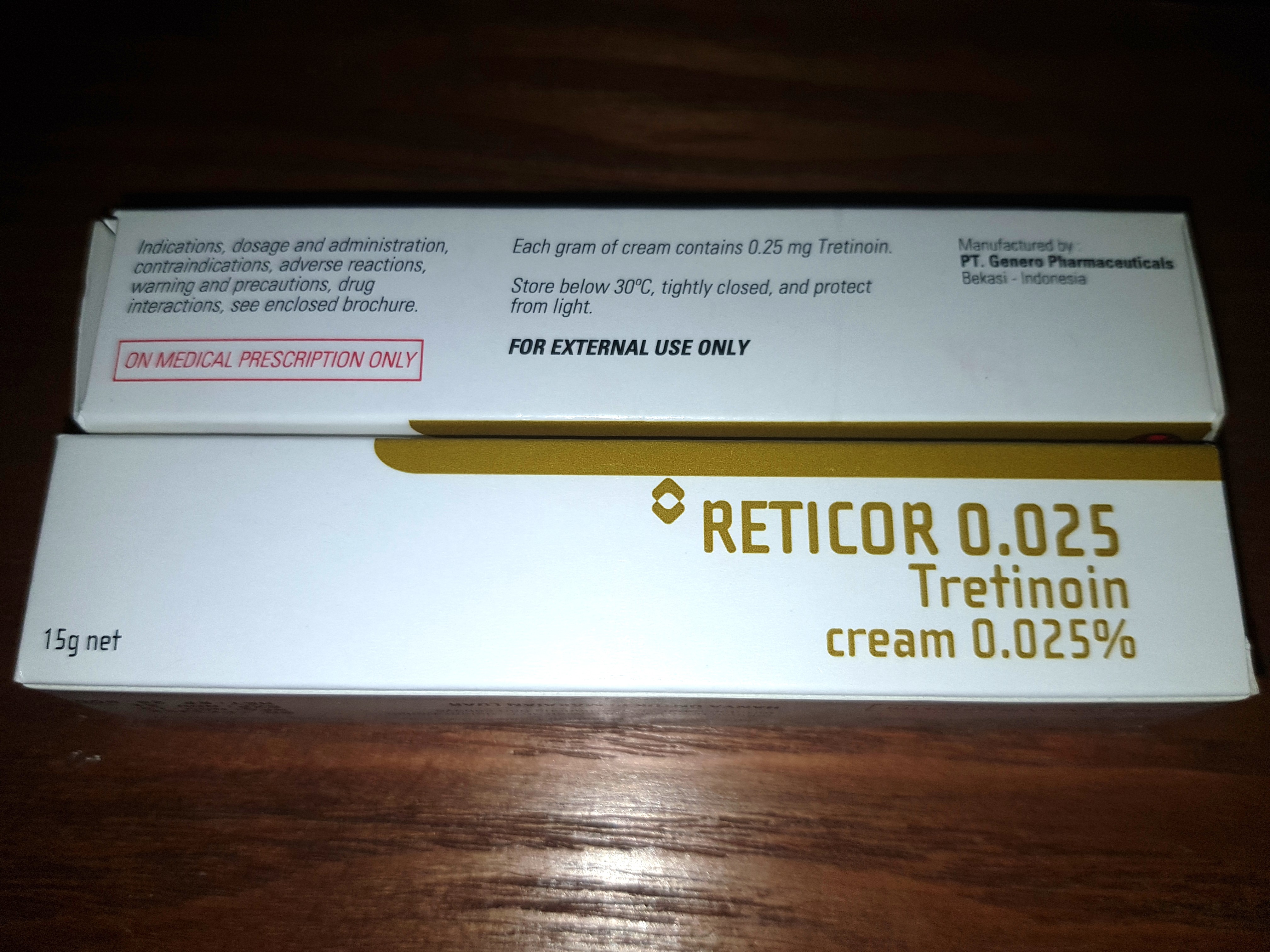 Retin A 0.025 % Cream (Tretinoin 0.025%), Beauty & Personal Care, Face ...
