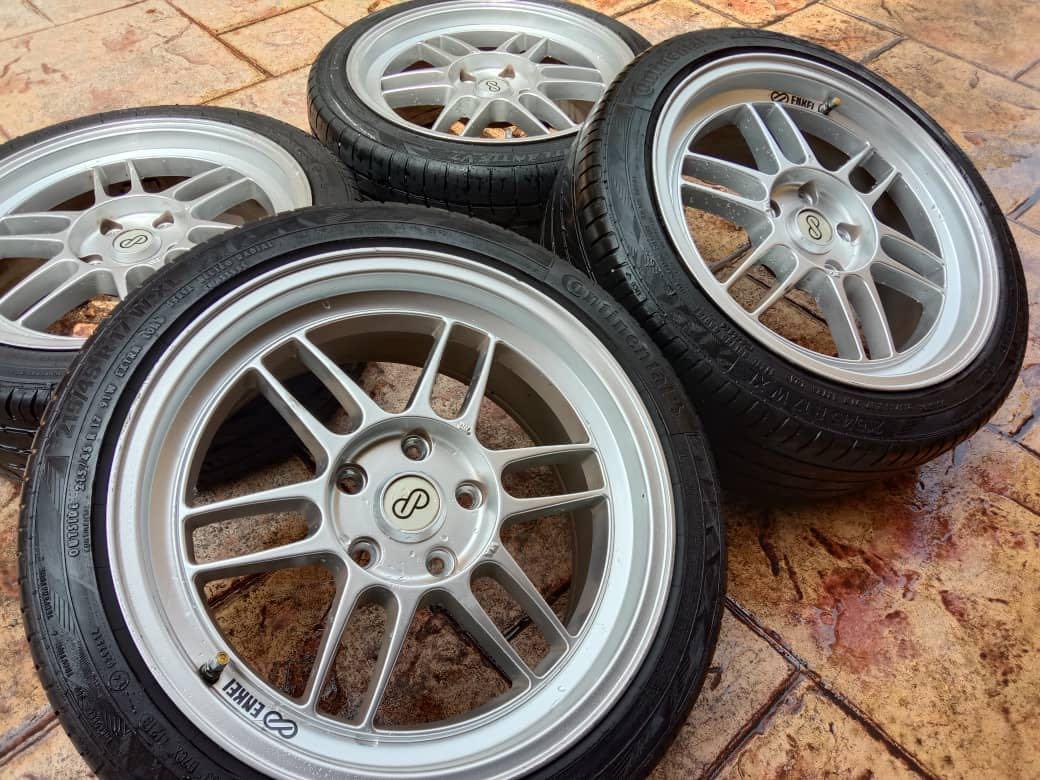 Rim ENkEi RPF1 17x8jj 5x114, Auto Accessories on Carousell