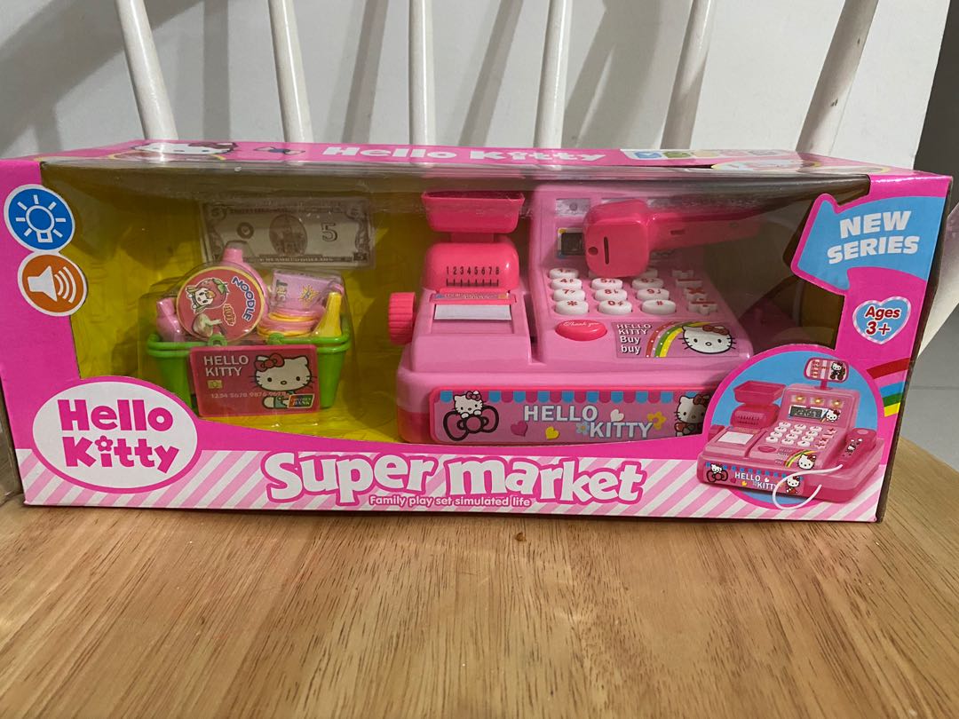 Sales ! Hello Kitty Cash Register Machine -Set A, Babies & Kids, Toys ...