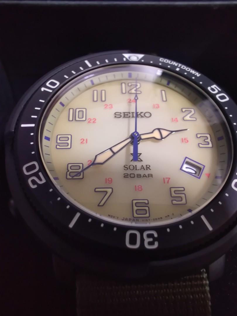 Seiko Prospex Diver Fieldmaster SOLAR X LOWERCASE Ed. Ref. SBDJ029, Men ...