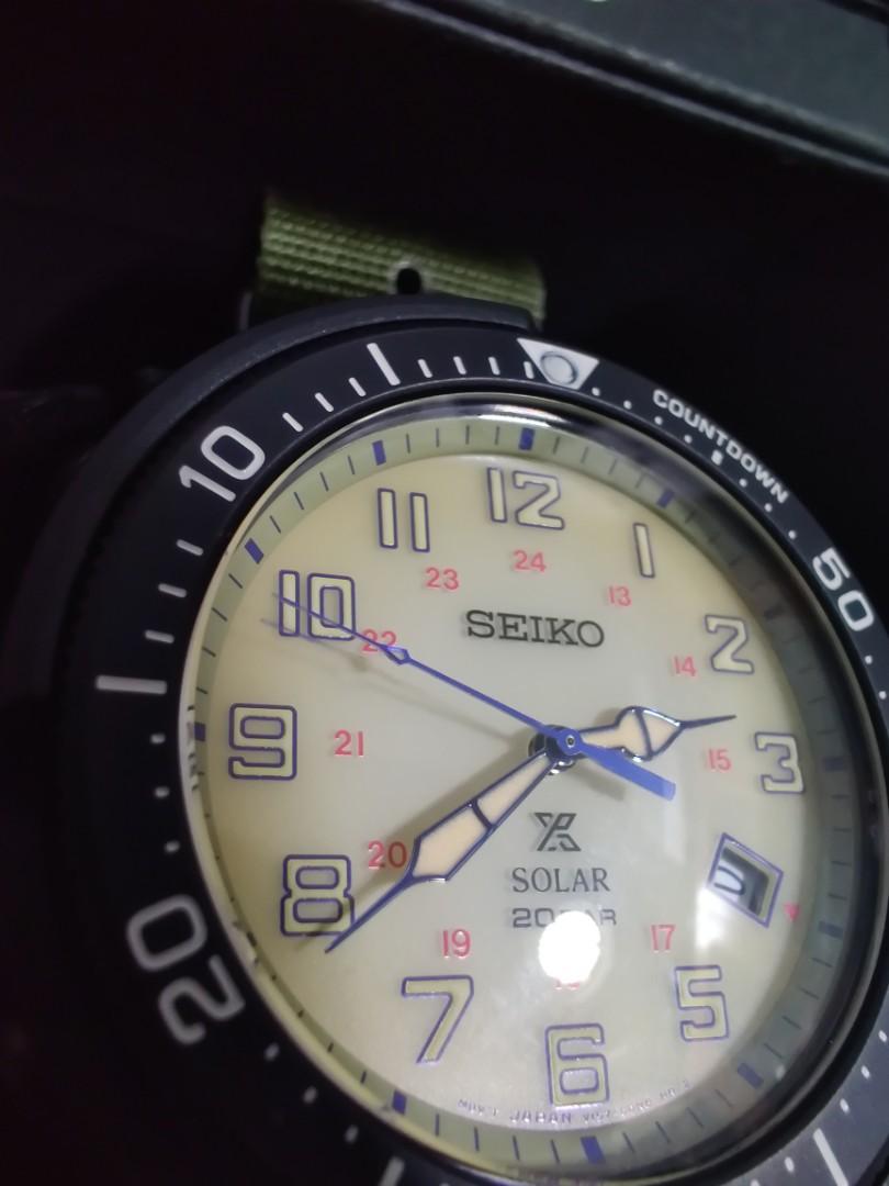 Seiko Prospex Diver Fieldmaster SOLAR X LOWERCASE Ed. Ref. SBDJ029, Men ...