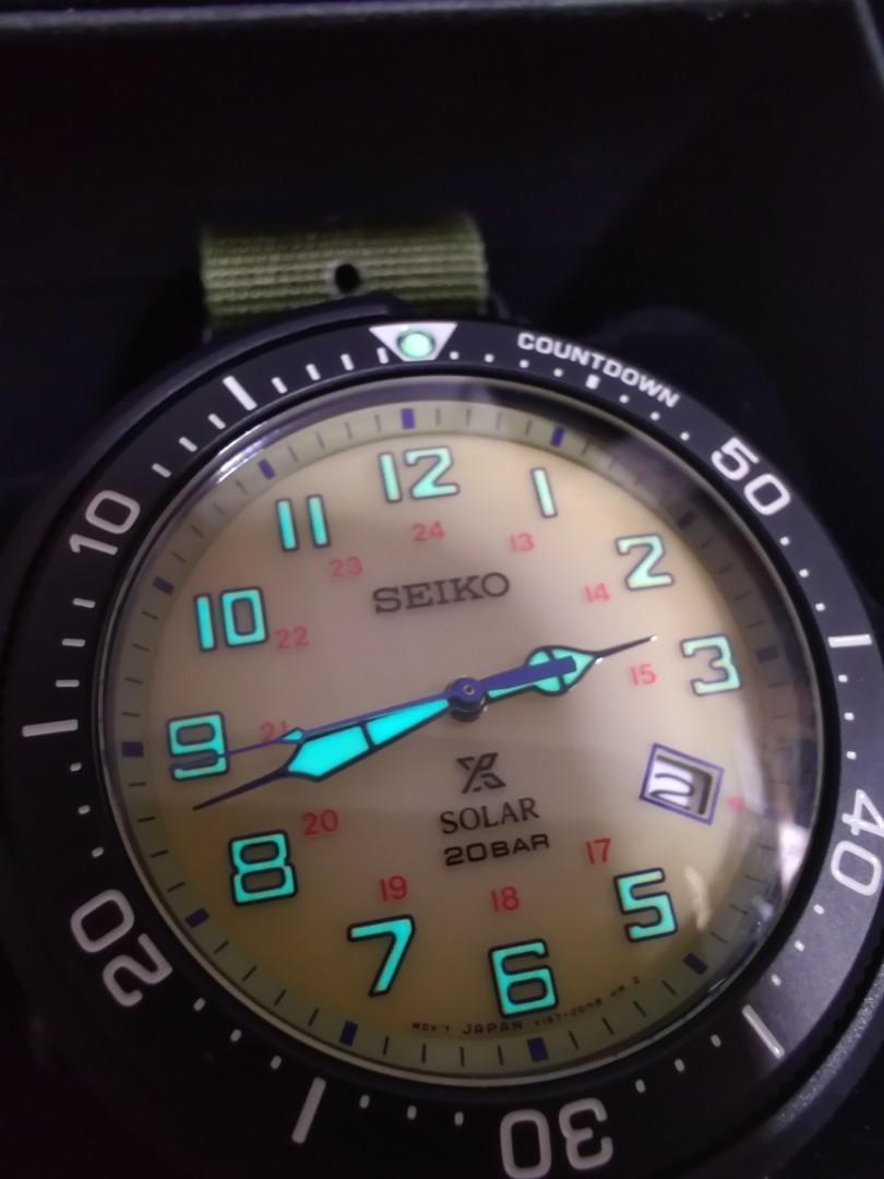 Seiko Prospex Diver Fieldmaster SOLAR X LOWERCASE Ed. Ref. SBDJ029, Men ...