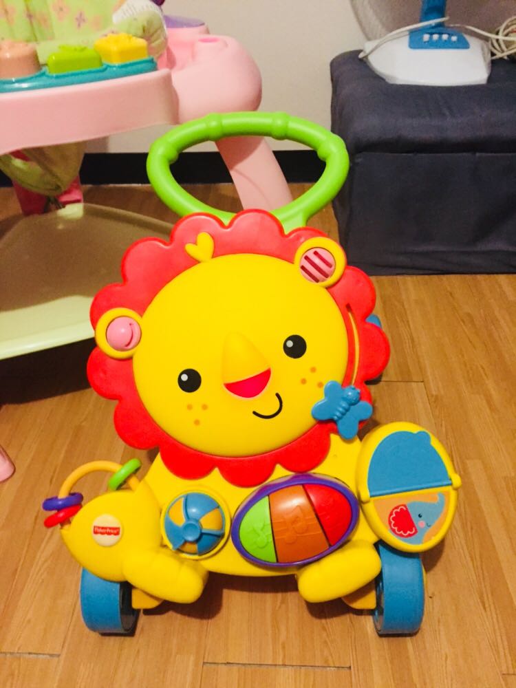 Set tiger push walker & vtect toy, Babies & Kids, Infant Playtime on ...