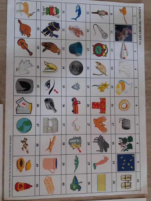 Shichida Tensai Linking Memory Set A, Hobbies & Toys, Books & Magazines ...