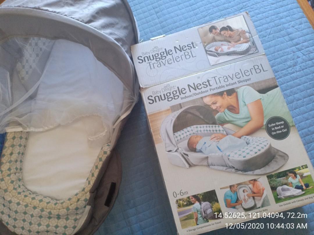 Snugglenest Portable Baby Co-sleeper, Babies & Kids, Baby Nursery ...