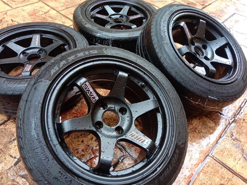 Sport Rim TE37 SL 15, Auto Accessories on Carousell