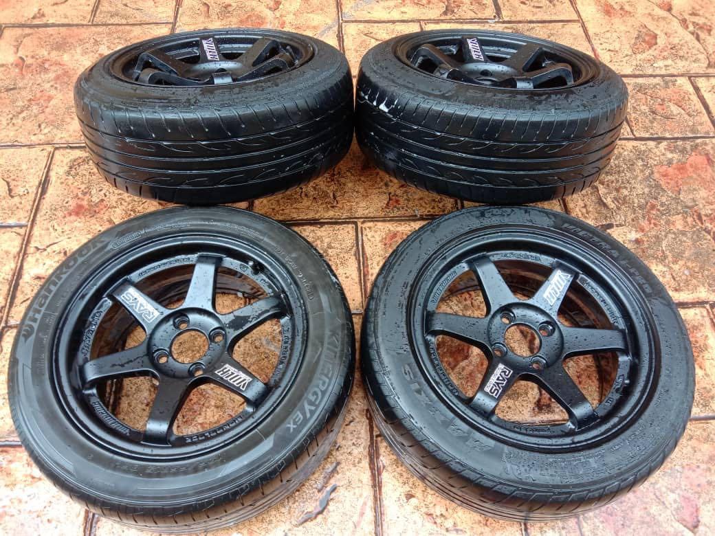 Sport Rim TE37 SL 15, Auto Accessories on Carousell