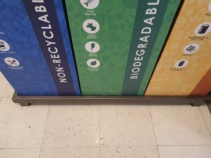 Stainless waste segregation trashbin, Commercial & Industrial ...