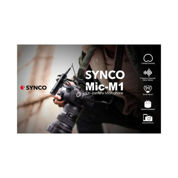 Synco Audio Mic-M1 On-Camera Shotgun Microphone with Shock Mount, Photography, Video Cameras on ...
