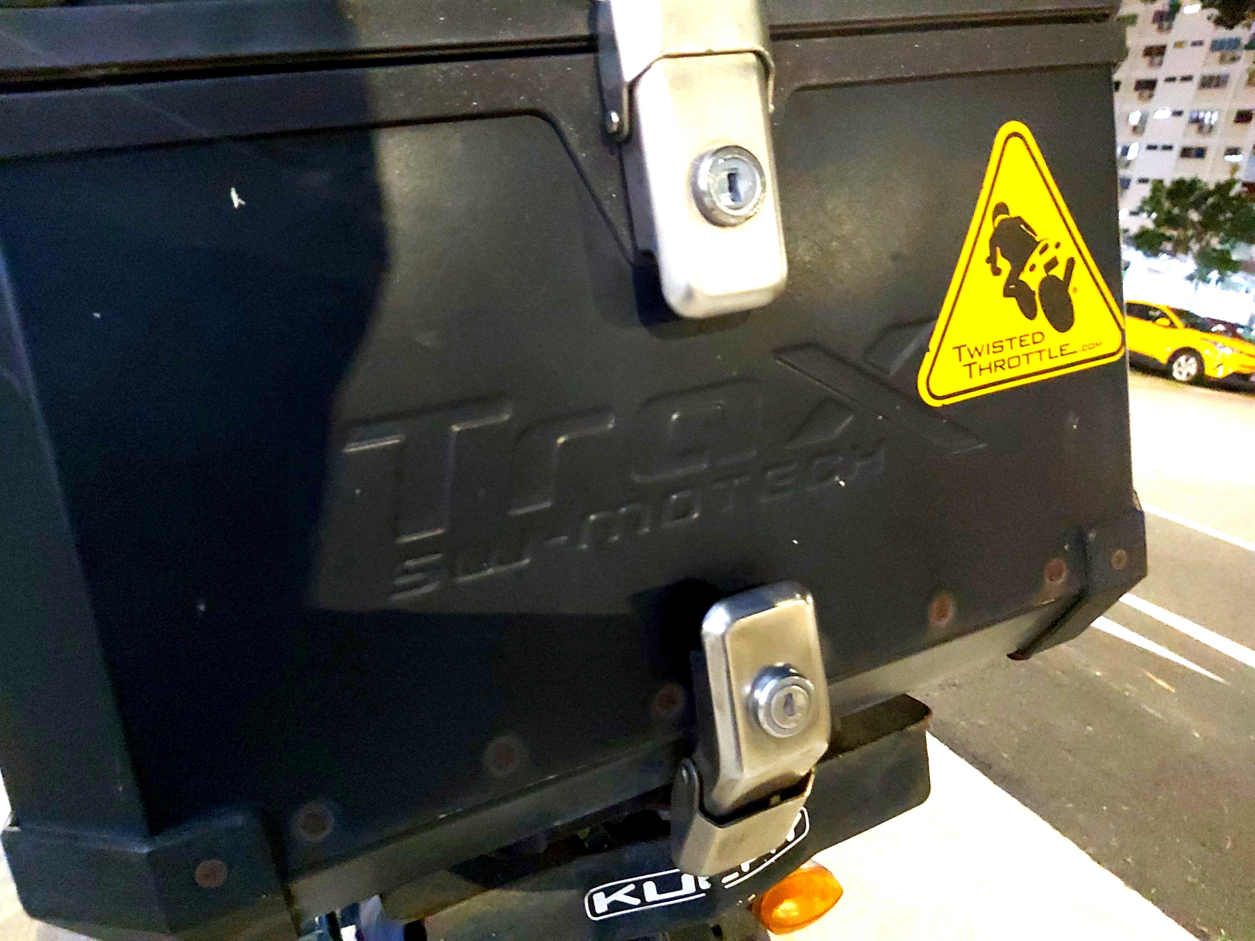 Trax Box + Base plate, Motorcycles, Motorcycle Accessories on Carousell