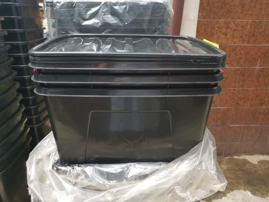 Unibox Storage Box 100 L (25x19x16 in), Furniture & Home Living, Home ...