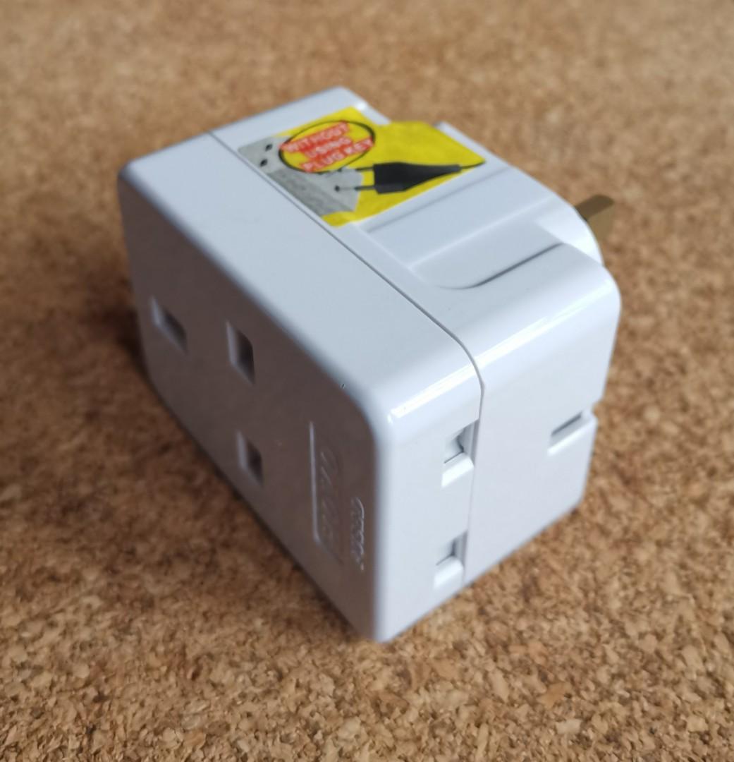 3Way Multi Plug Adapter, Computers & Tech, Parts & Accessories, Cables ...