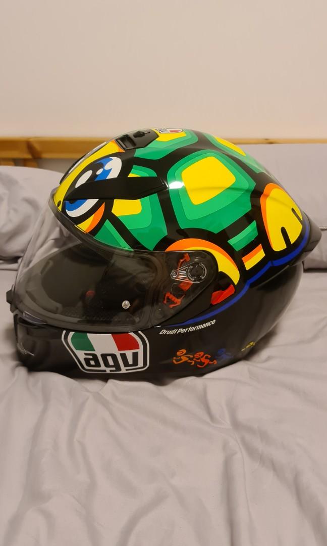 AGV K3 SV Rossi Turtle Helmet, Motorcycles, Motorcycle Apparel on Carousell