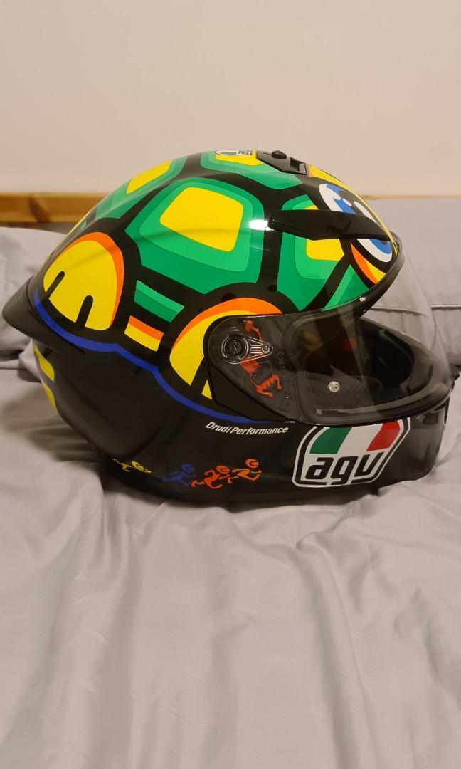 AGV K3 SV Rossi Turtle Helmet, Motorcycles, Motorcycle Apparel on Carousell