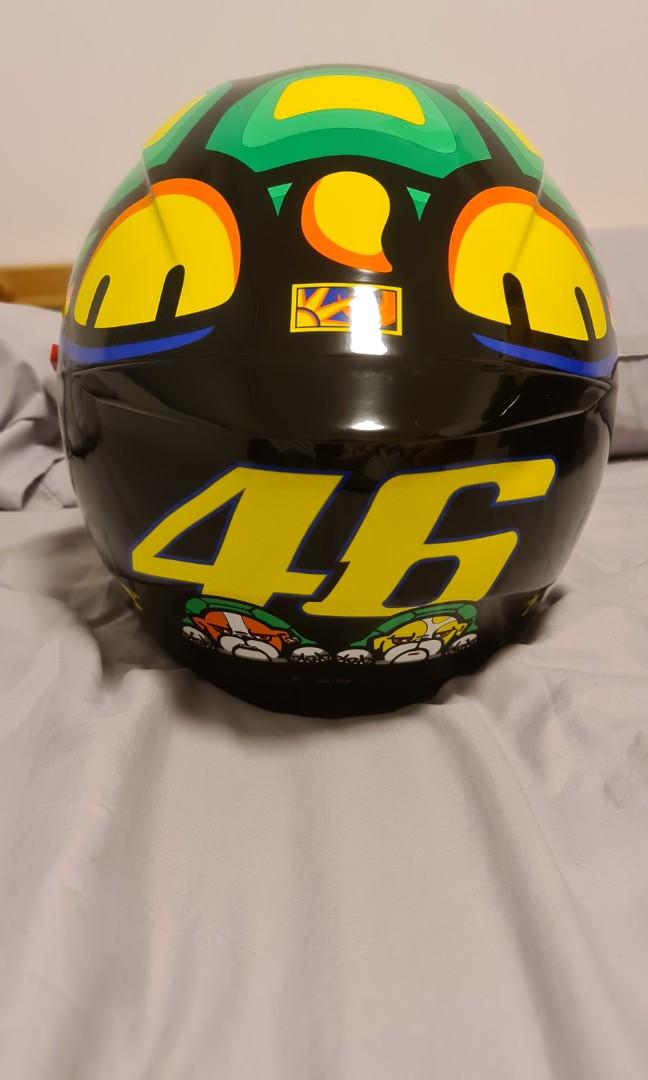 AGV K3 SV Rossi Turtle Helmet, Motorcycles, Motorcycle Apparel on Carousell