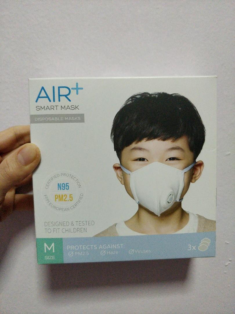Air+ Smart Mask N95, Health & Nutrition, Face Masks & Face Shields on ...