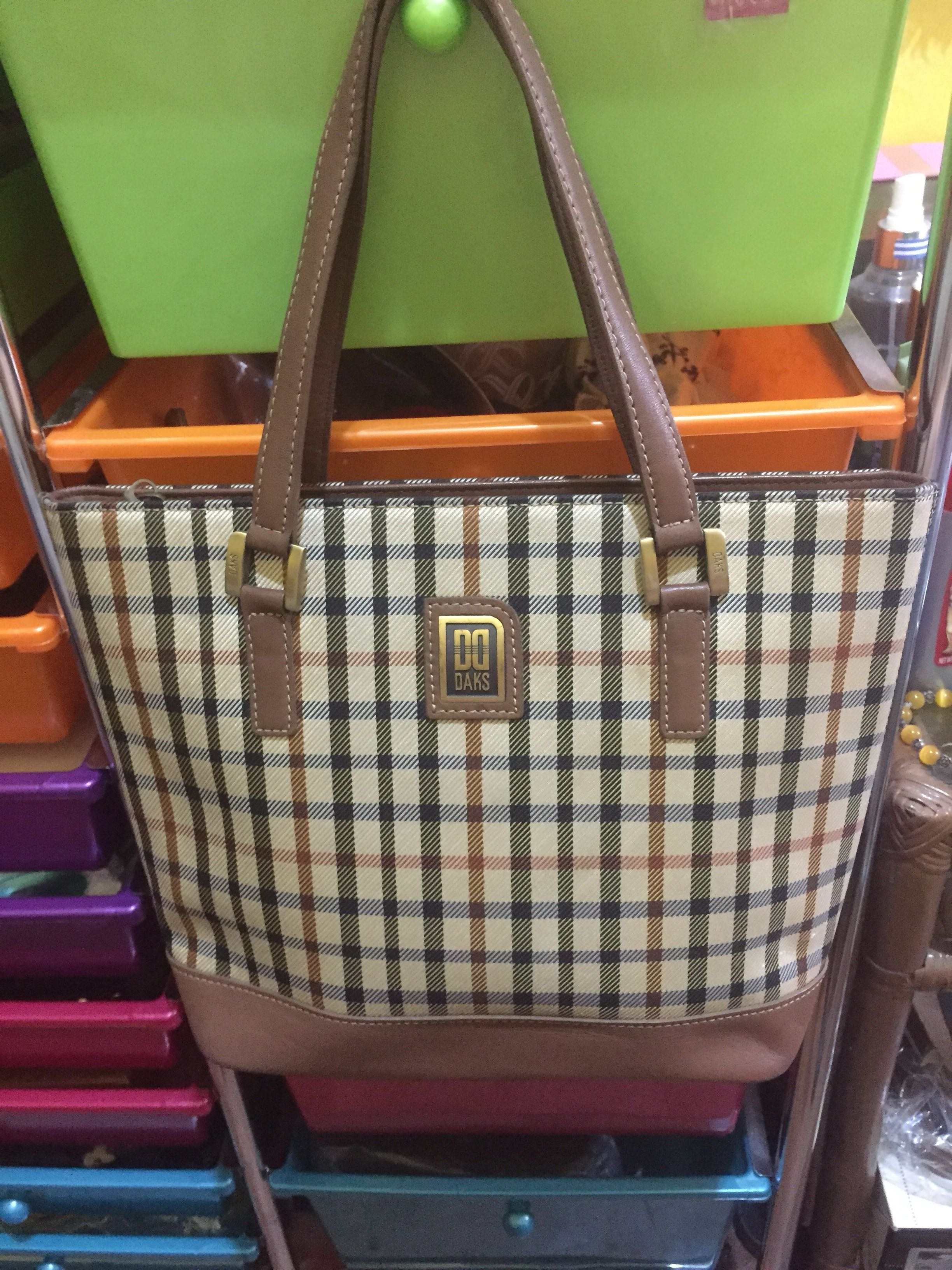 DAKS Handbag, Women's Fashion, Bags & Wallets, Tote Bags on Carousell