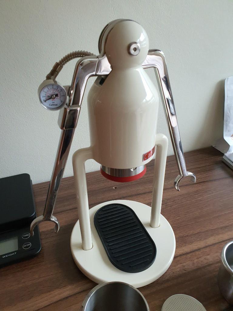 Cafelat Robot Espresso Maker in White | Barista Version with Non ...