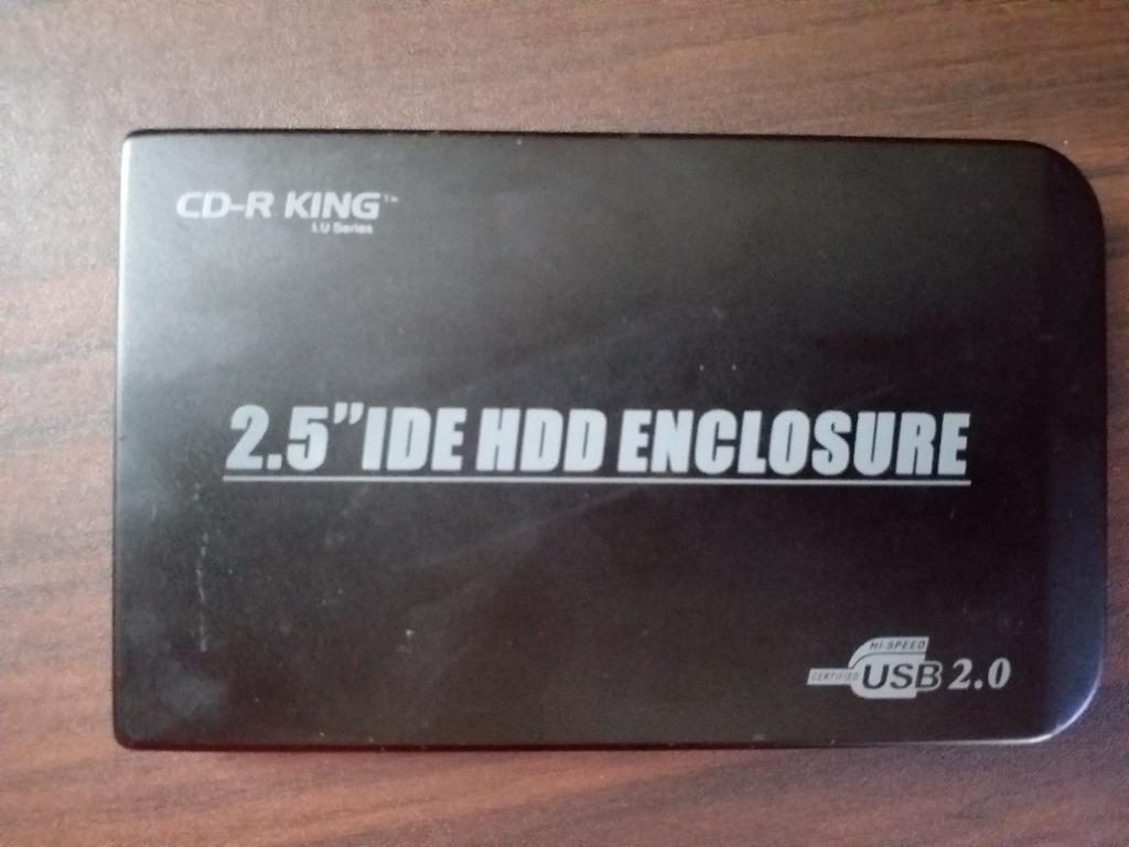 CD-R King IDE 2.5 HDD Enclosure - Used NO Box, Computers & Tech, Parts ...
