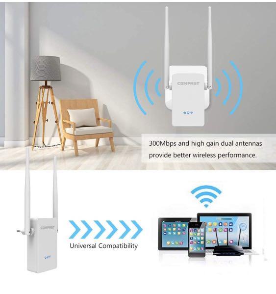 **30% Off, 2nd item*** COMFAST 300Mbps WiFi Repeater WiFi Extender ...