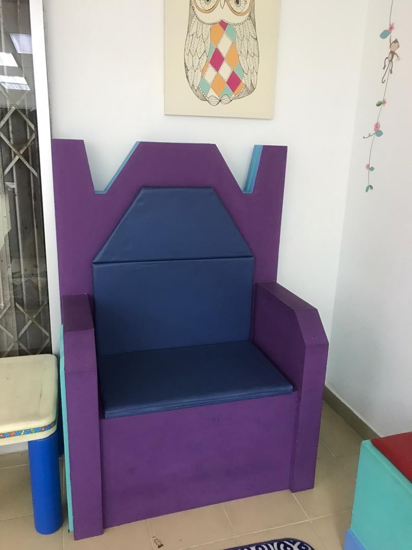 Custom Made Solid Wood Throne Chair, Furniture & Home Living, Furniture ...