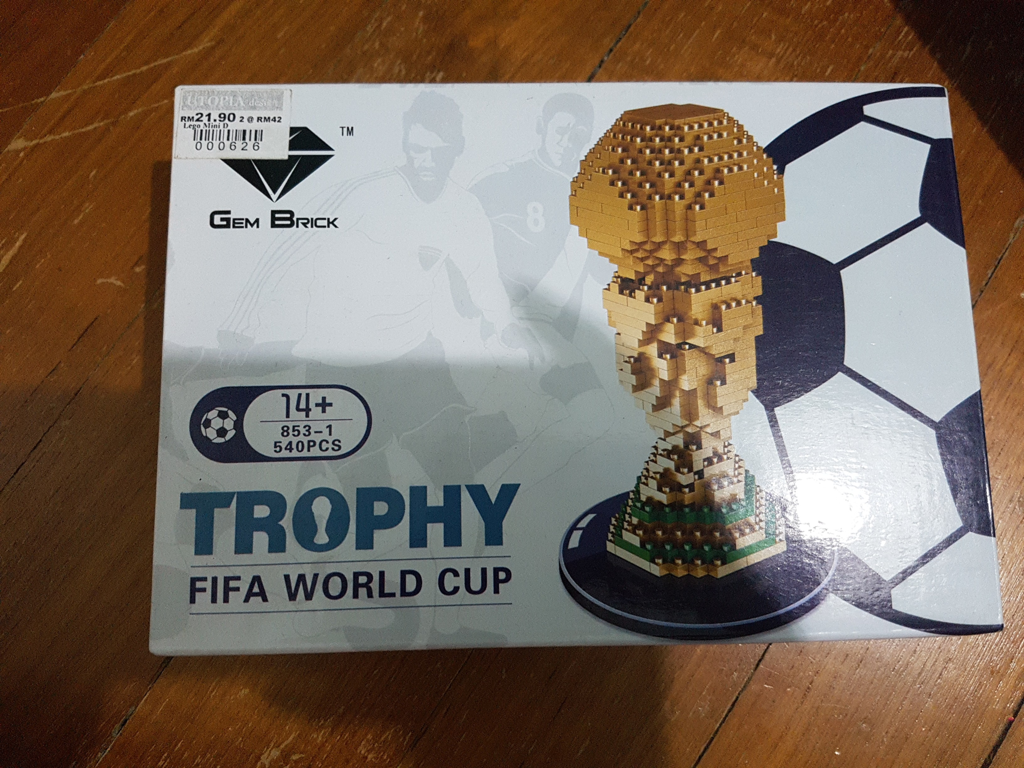 Fifa world cup trophy lego, Hobbies & Toys, Toys & Games on Carousell