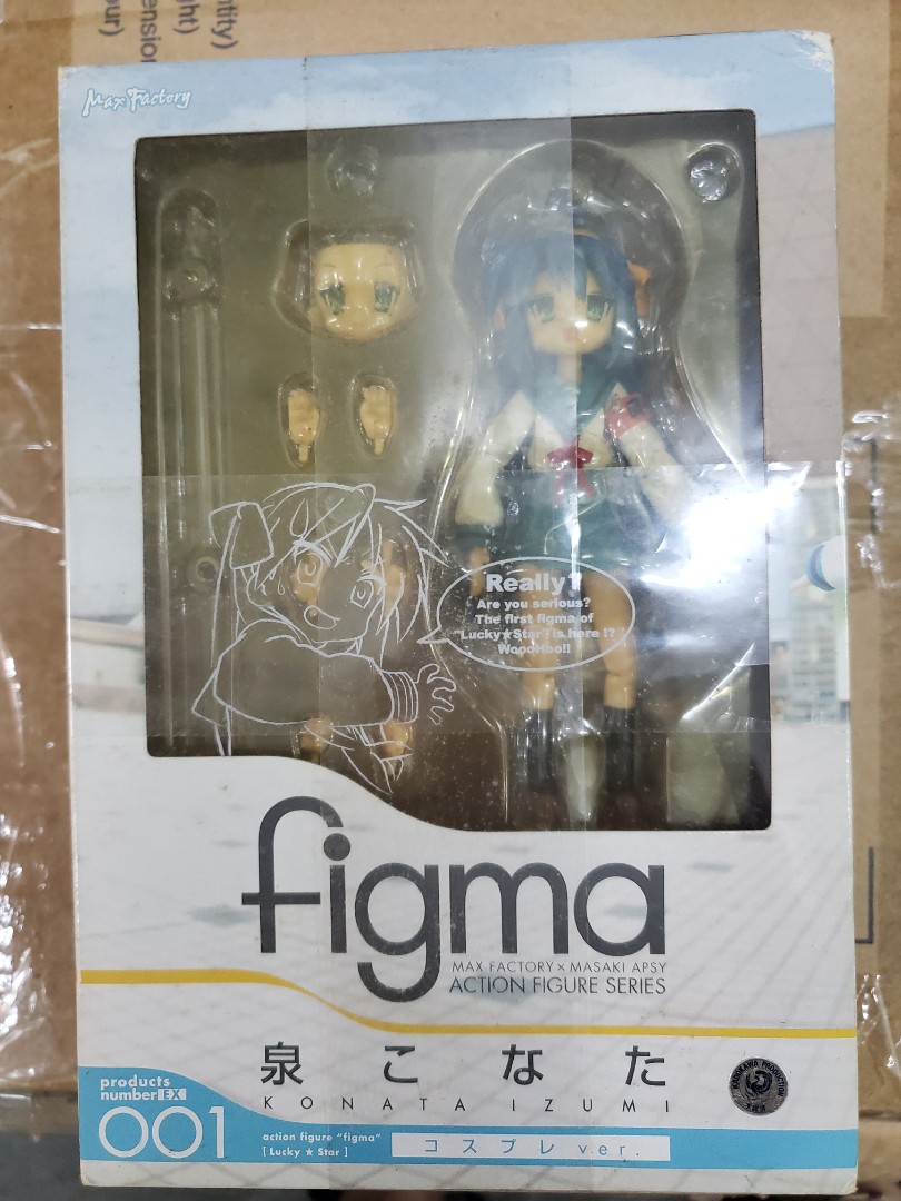 Figma ex 01 幸運星 泉 not shf, 興趣及遊戲, 玩具 & 遊戲類 - Carousell