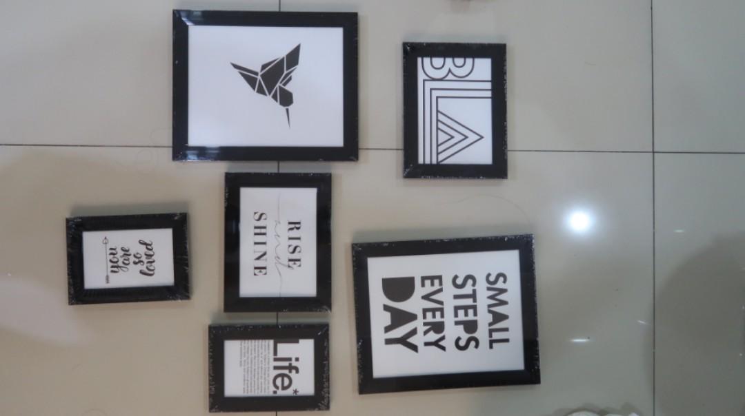FRAME foto Minimalis Informa Ikea Set - 6 pcs Bingkai BNIB, Perabotan ...