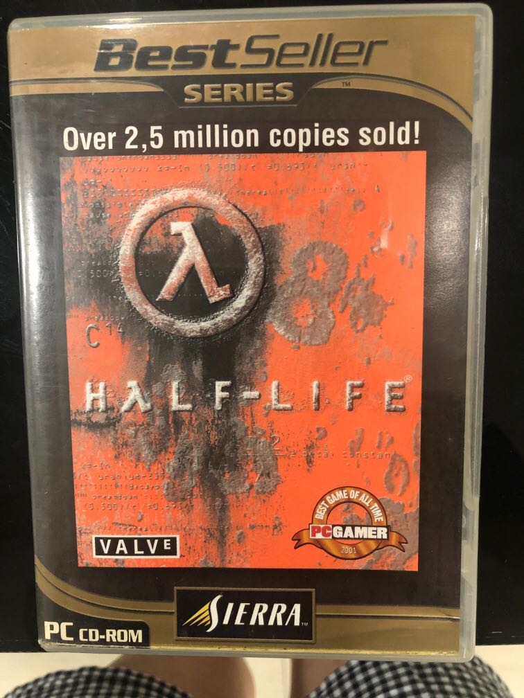 Half Life Original CD with Key, Video Gaming, Gaming Accessories, In ...