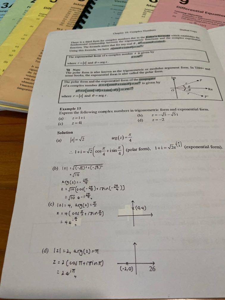 Hwa Chong JC H2 Math Notes, Hobbies & Toys, Books & Magazines ...
