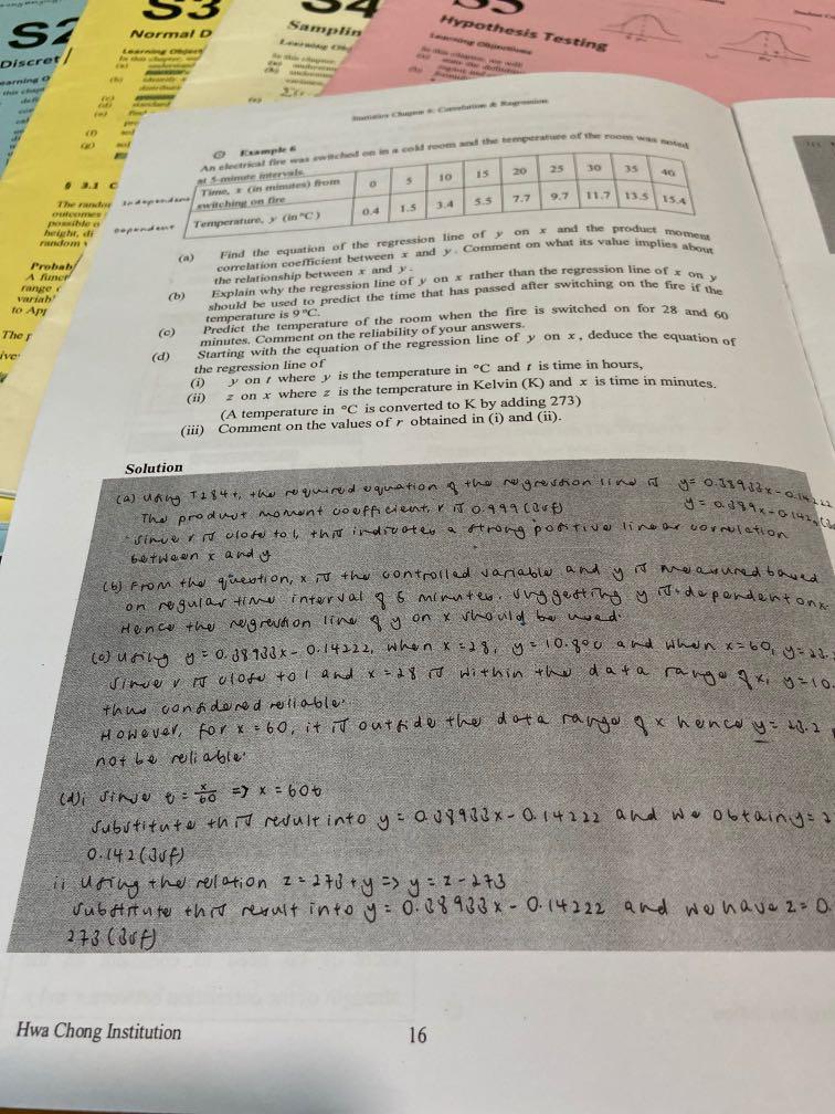 Hwa Chong JC H2 Math Notes, Hobbies & Toys, Books & Magazines ...