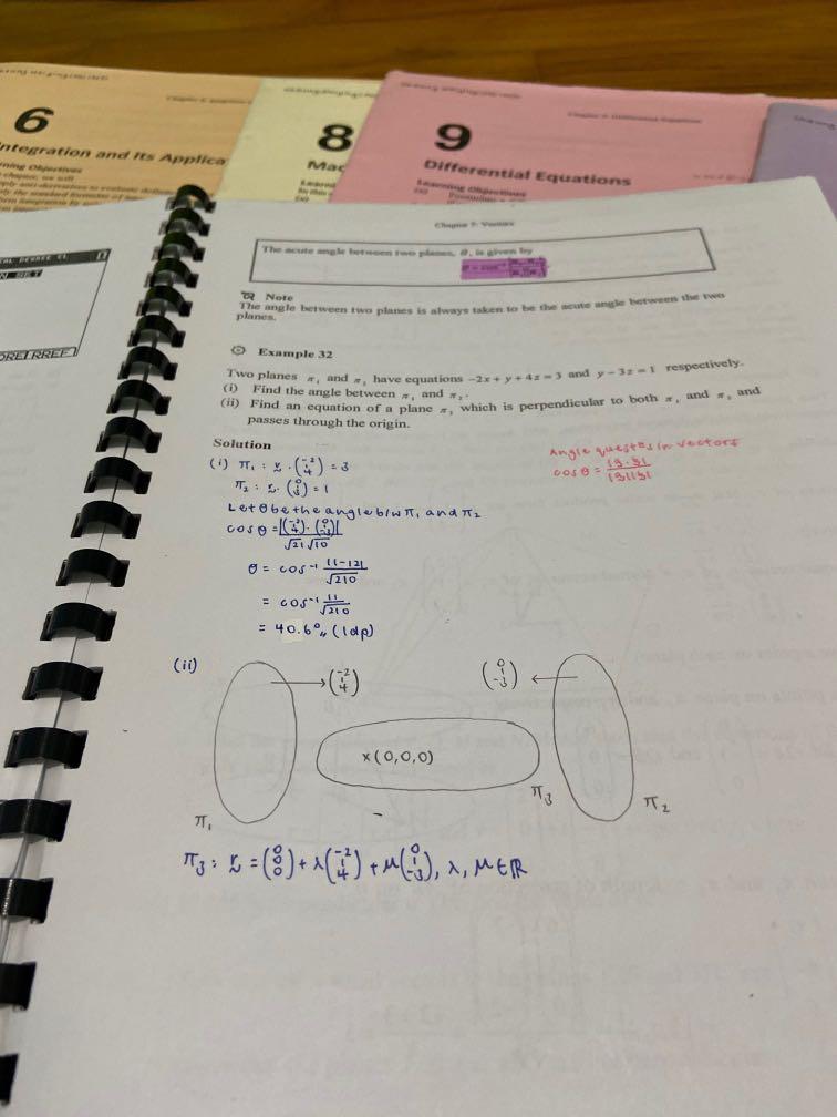 Hwa Chong JC H2 Math Notes, Hobbies & Toys, Books & Magazines ...