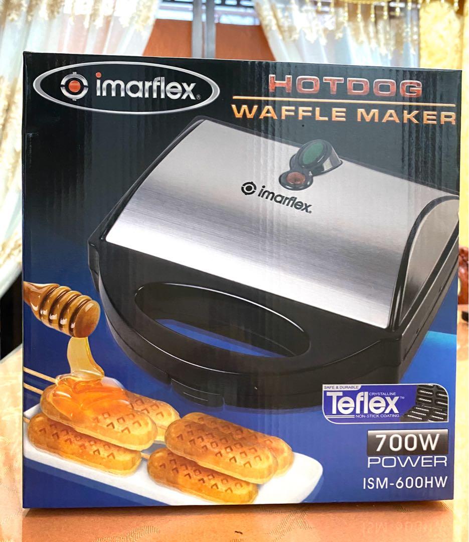 IMARFLEX HOTDOG WAFFLE MAKER, TV & Home Appliances, Kitchen Appliances ...
