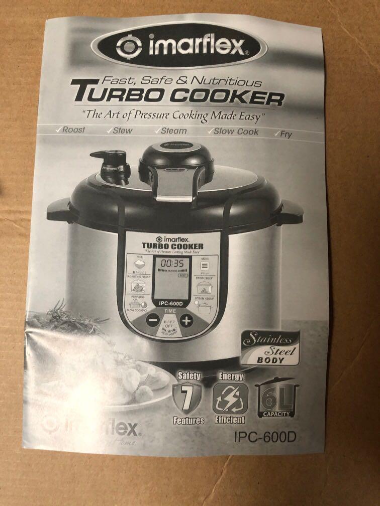 Imarflex Pressure Turbo Cooker all in one, TV & Home Appliances ...