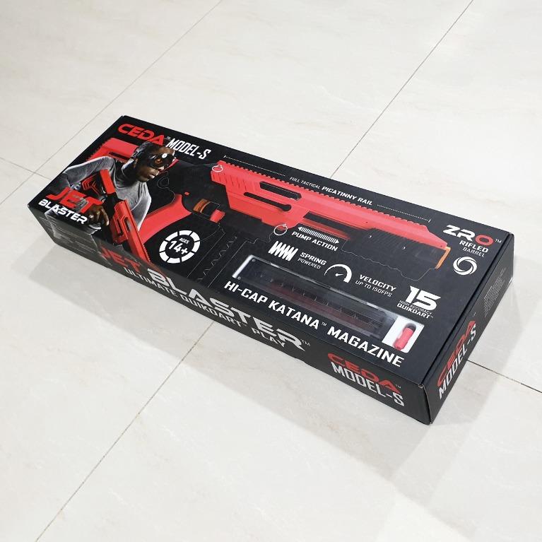 Jet Blaster CEDA S Foam Nerf Gun (Red), Hobbies & Toys, Toys & Games on ...