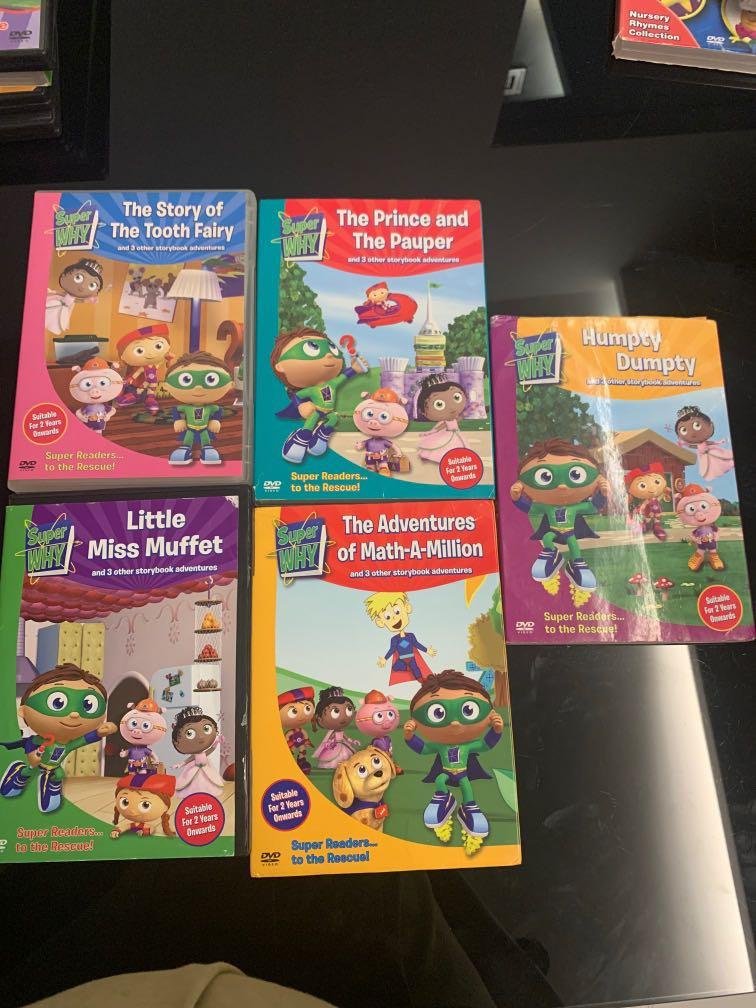 Kids educational dvd Super why, Hobbies & Toys, Music & Media, CDs ...