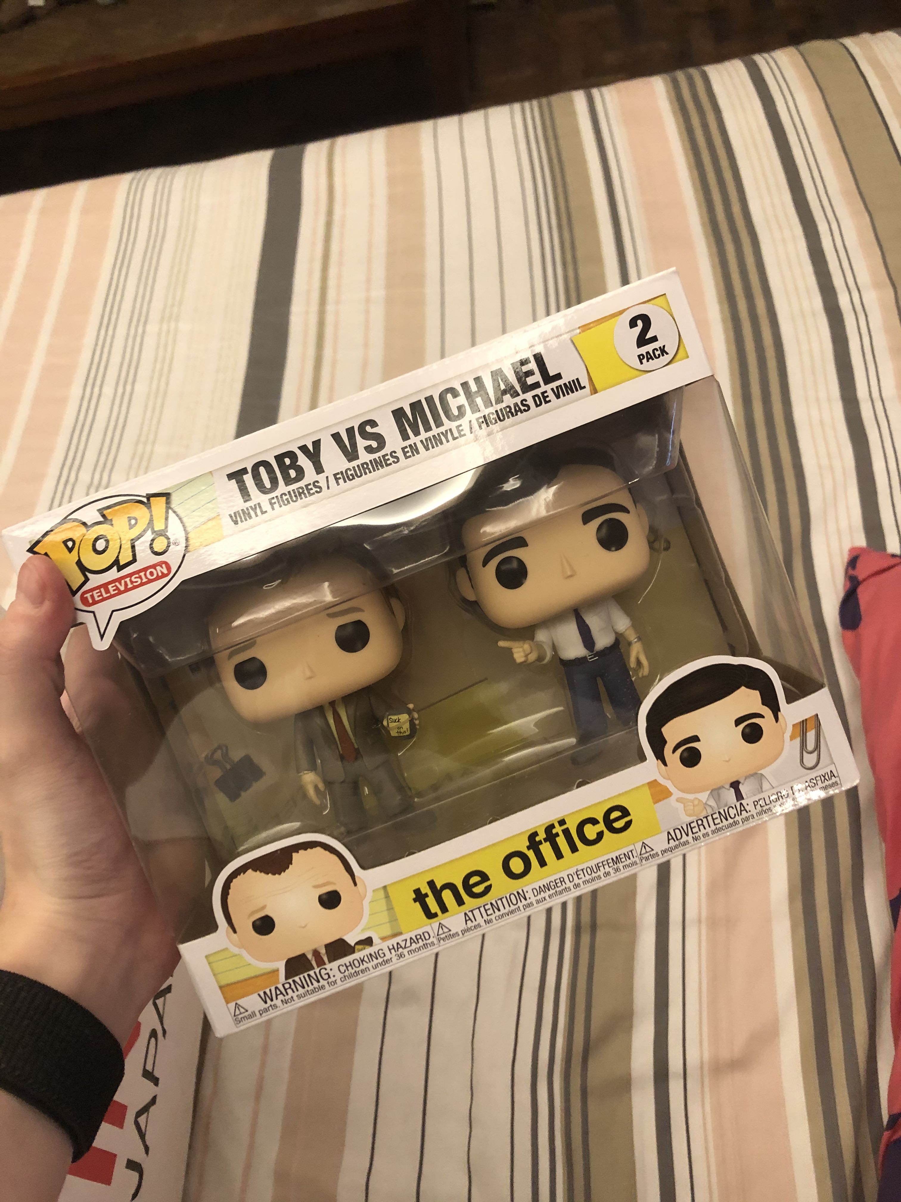 Michael & Toby The Office Funko Pop!, Hobbies & Toys, Toys & Games on Carousell