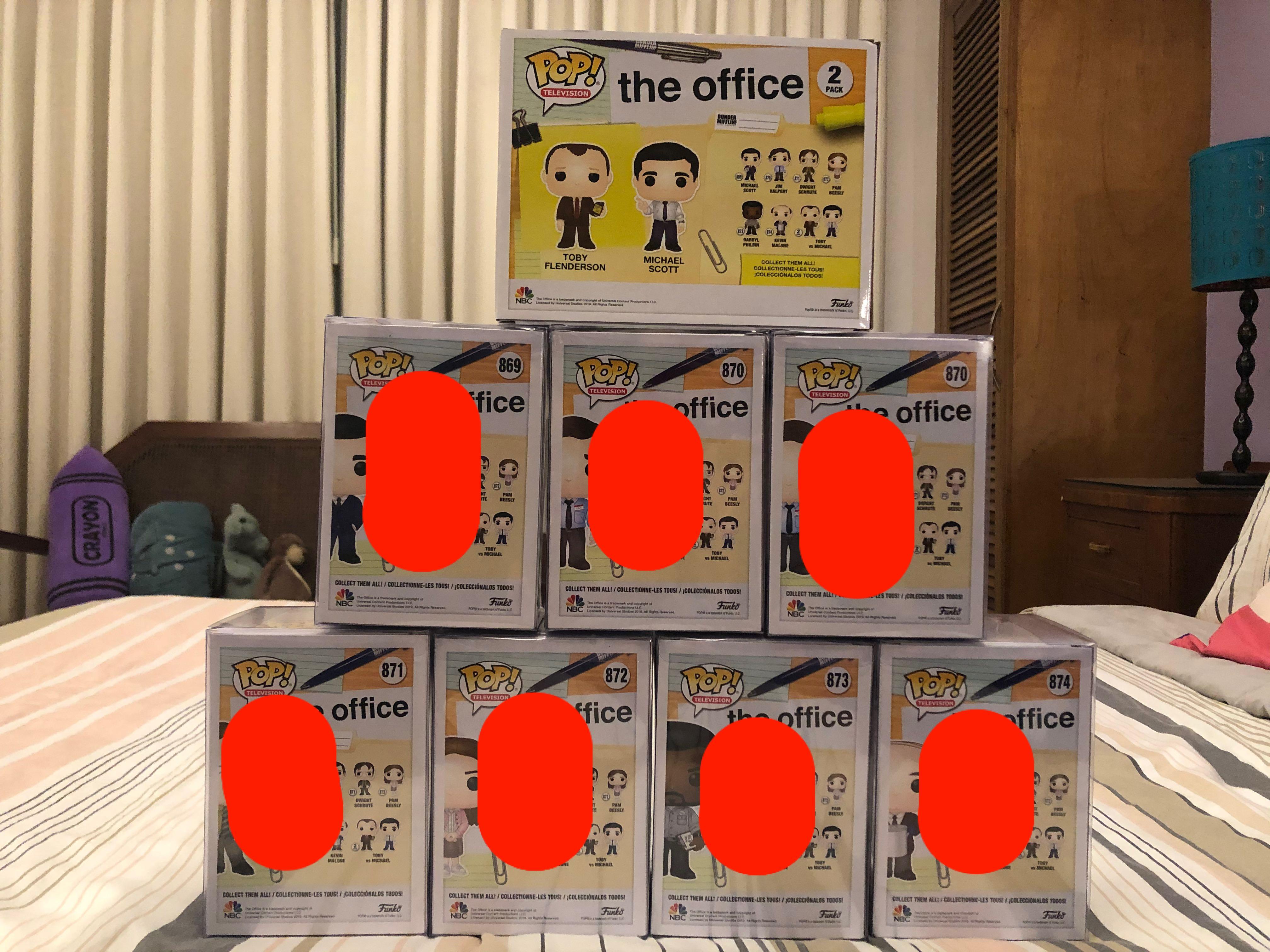 Michael & Toby The Office Funko Pop!, Hobbies & Toys, Toys & Games on ...