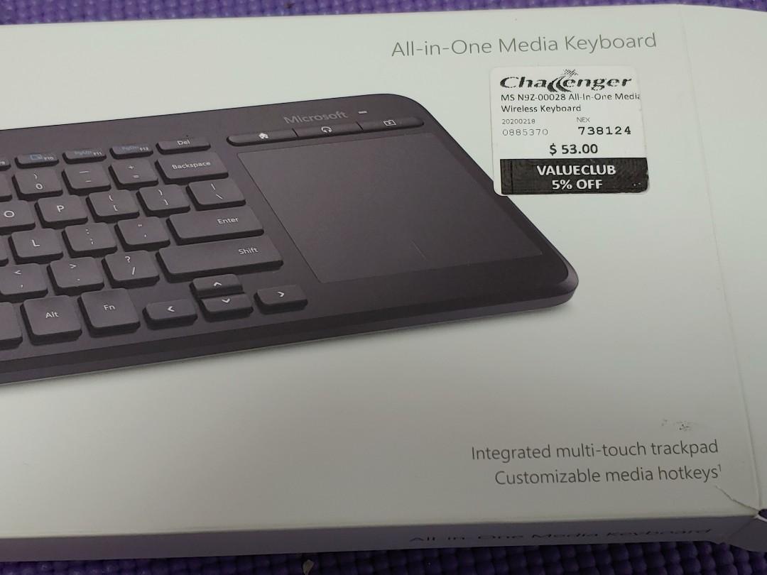 Microsoft All in One wireless keyboard, Computers & Tech, Parts ...