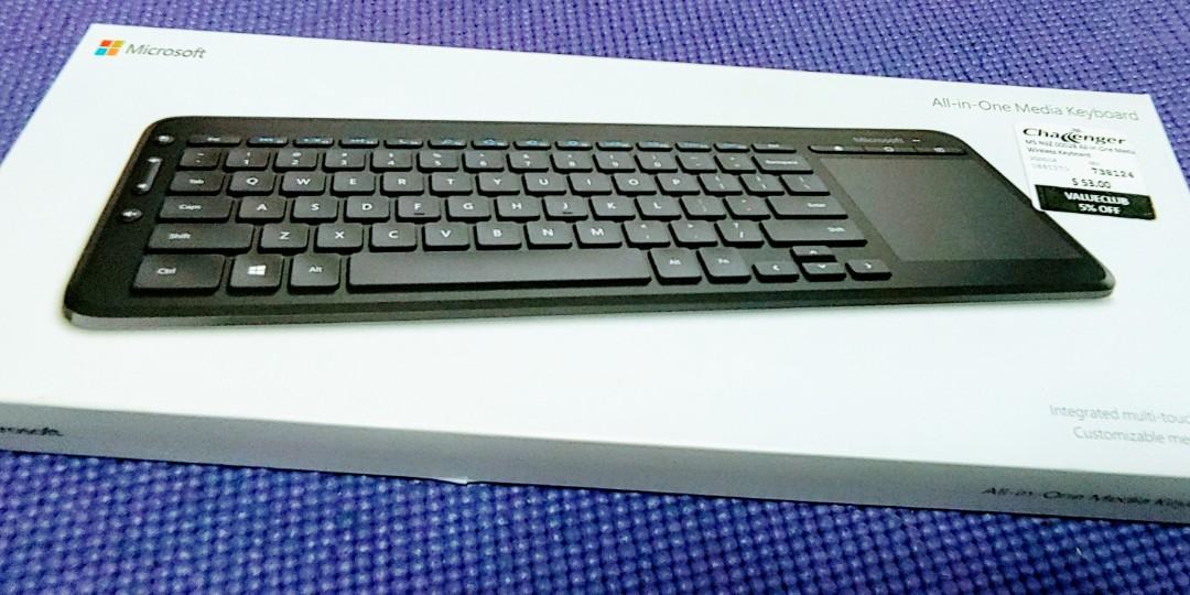 Microsoft All in One wireless keyboard, Computers & Tech, Parts ...
