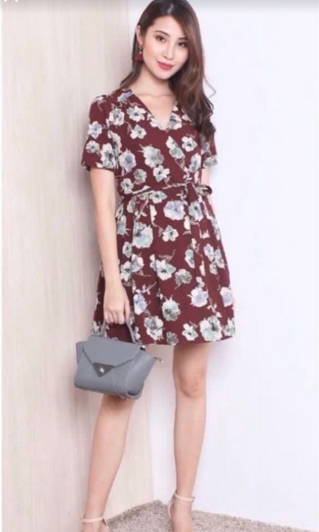 Neonmello - Brooke Kimono Wrap Dress, Women's Fashion, Tops, Sleeveless ...