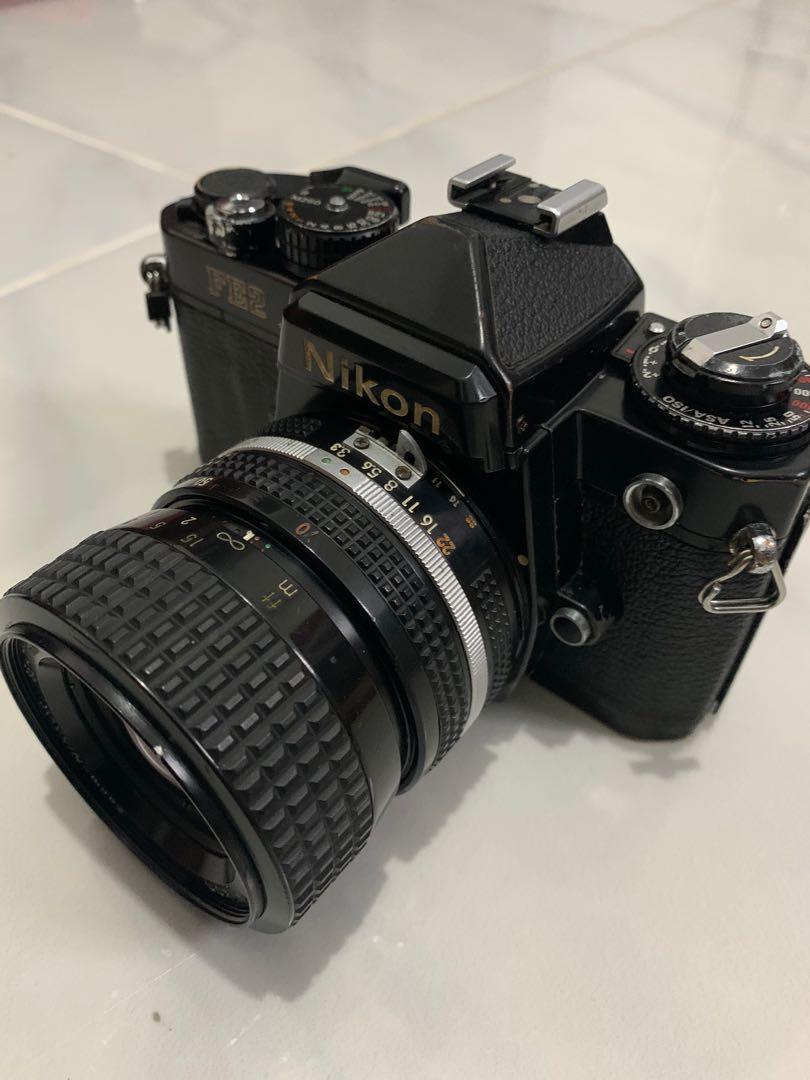 Nikon FE2 Camera Black (Titanium Shutter), Photography, Cameras on ...