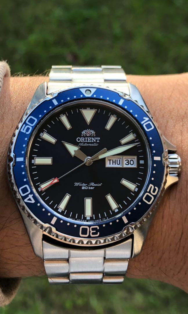Orient Kamasu Mako III RA-AA0002L Not Seiko SKX Mako 3 Ray Raven ...