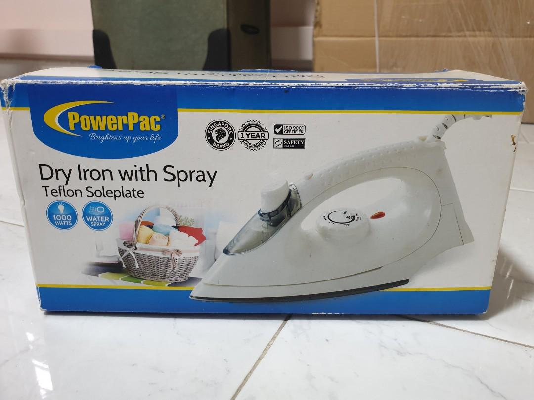 PowerPac dry iron with Spray., TV & Home Appliances, Irons & Steamers ...
