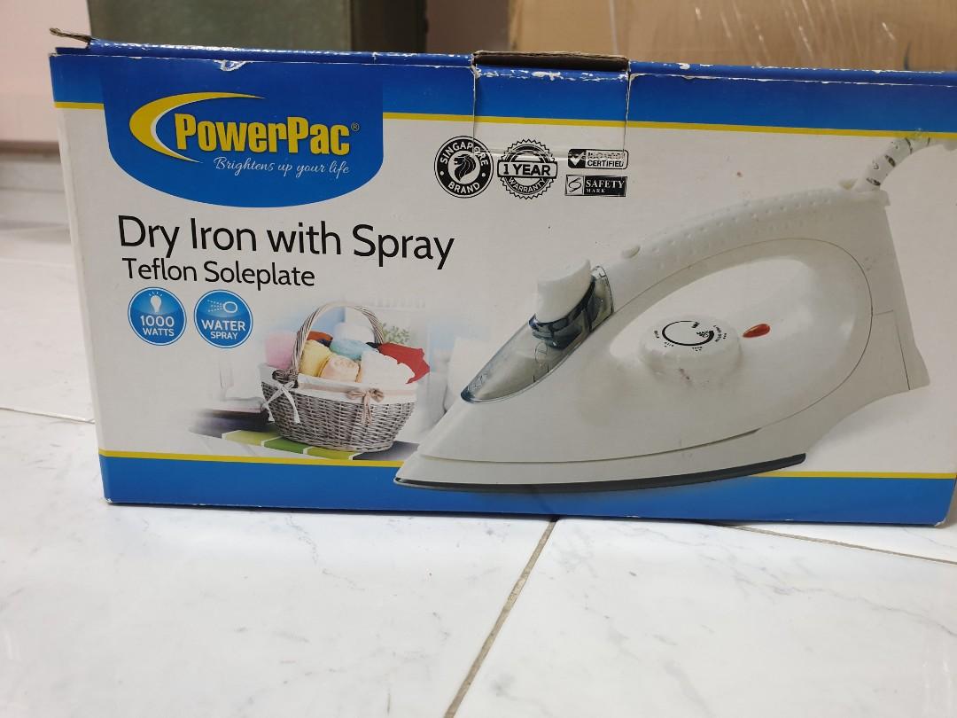 PowerPac dry iron with Spray., TV & Home Appliances, Irons & Steamers ...