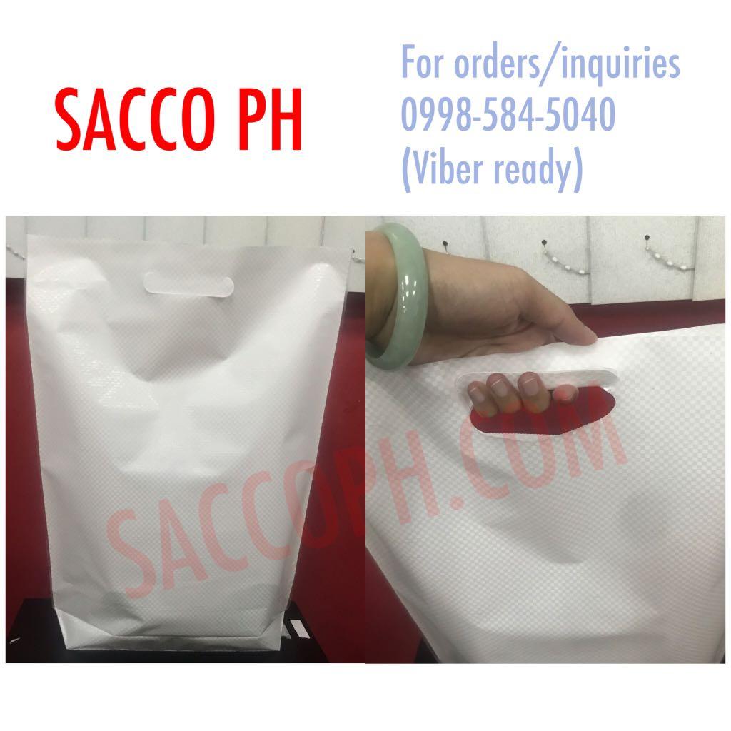 SaccoPh sack sako rice sack with handle 5kg 10kg sako bag jasmine sack ...