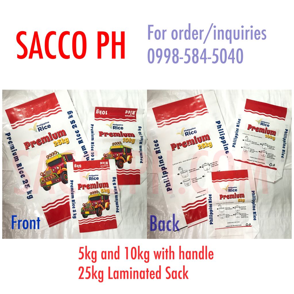 Sacco PH sack with handle rice sack sako, Food & Drinks, Local Eats on ...
