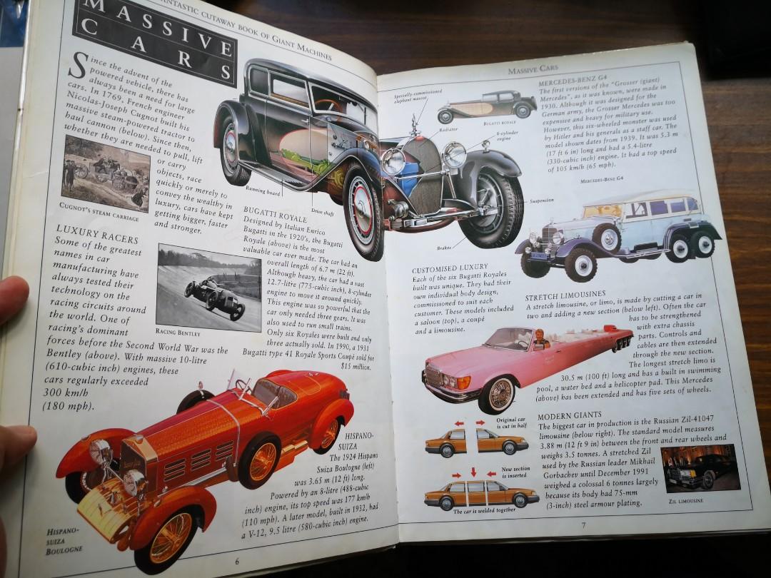 The fantastic cutaway book of giant machines, Books & Stationery, Non ...